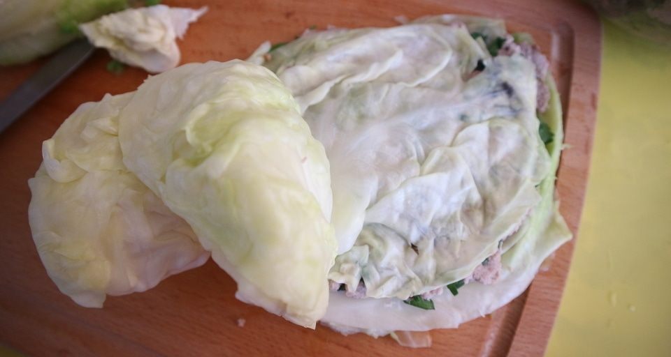 Фаршированная капуста по-французски — Пошаговый рецепт приготовления с ...